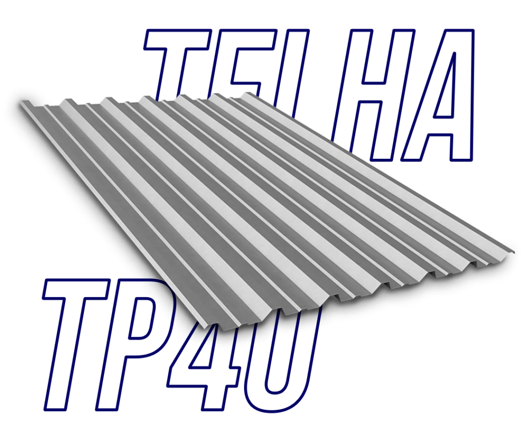 Telha Aluzinco Trapezoidal TP40 Simples – Sul Ferros